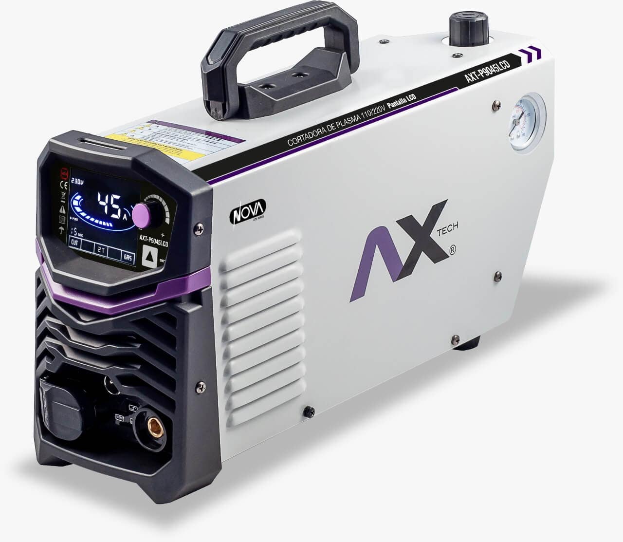 Cortadora De Plasma AXT-P9045LCD : Cortadora De Plasma Axtech 4 5 A De Alto Rendimiento Y Bi ...